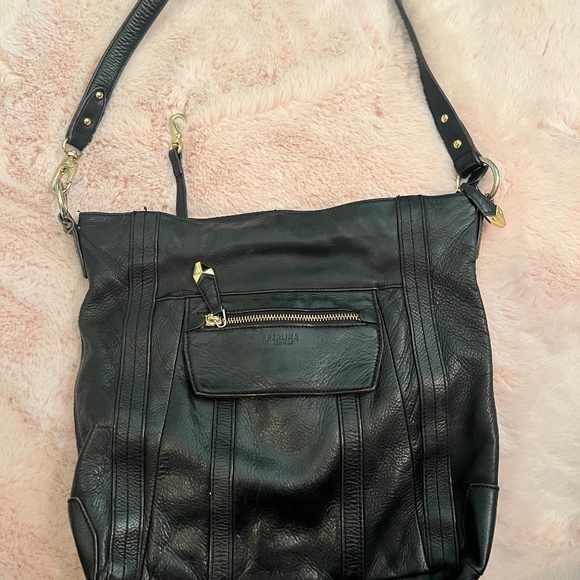 Perlina | Bags | Perlina Italian Leather Black Purse | Poshmark